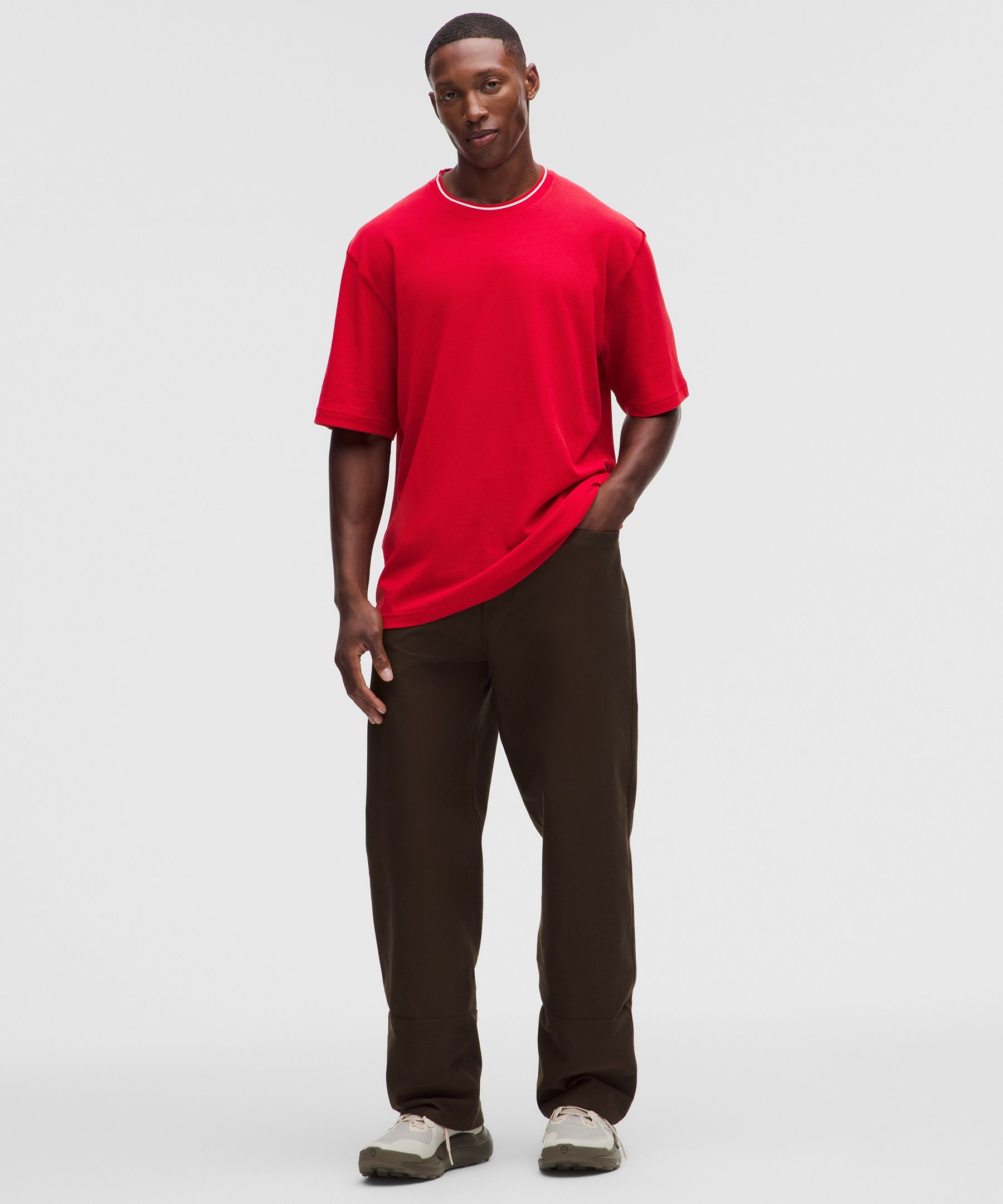 LULULEMON lululemon Mesh-Knit Jersey Short-Sleeve Shirt